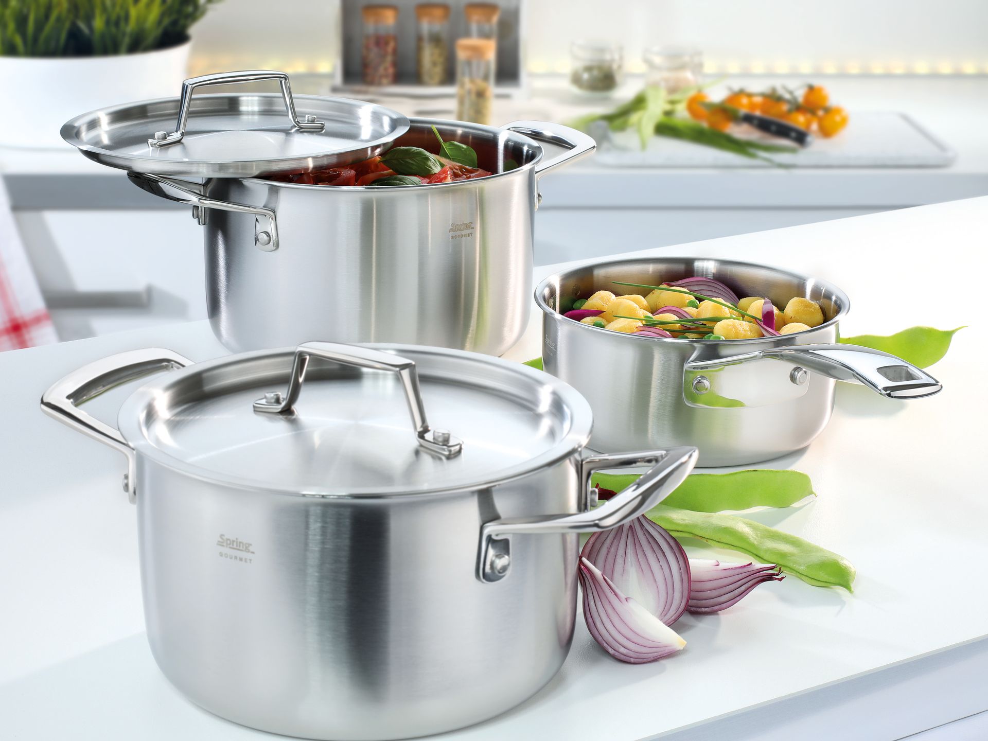 Topf-Set GOURMET 4-teilig, mit Stielkasserolle | 0586810604